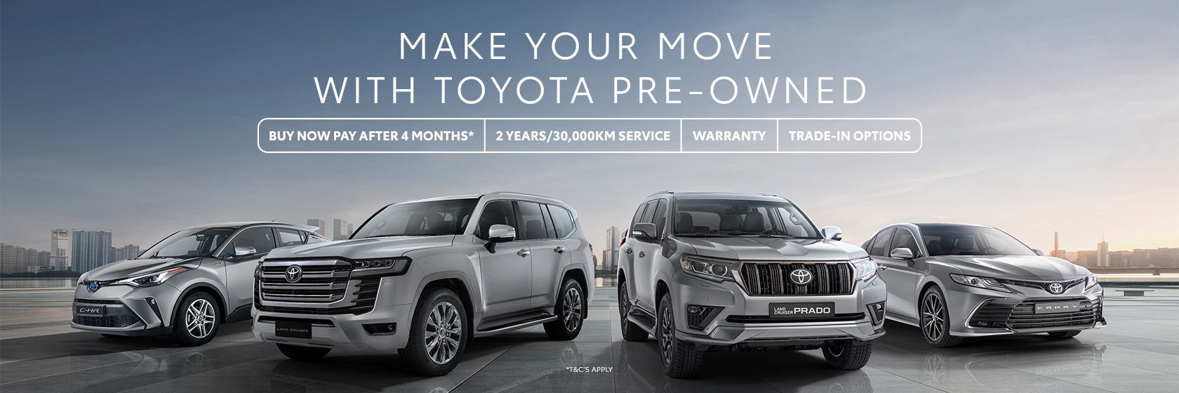 Toyota Used & Pre-Owned Cars Offers & Deals | Toyota UAE