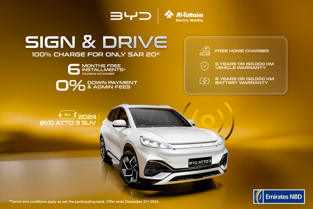 Latest Electric Car Offers in Saudi Arabia | BYD KSA