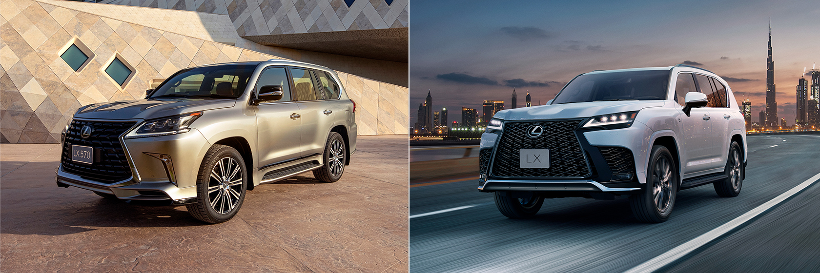 The Difference Between the Lexus LX 570 vs LX 600 | Lexus UAE