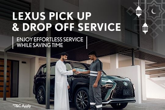 Find Lexus Pick-Up and Delivery Service Offers & Deals | Lexus UAE