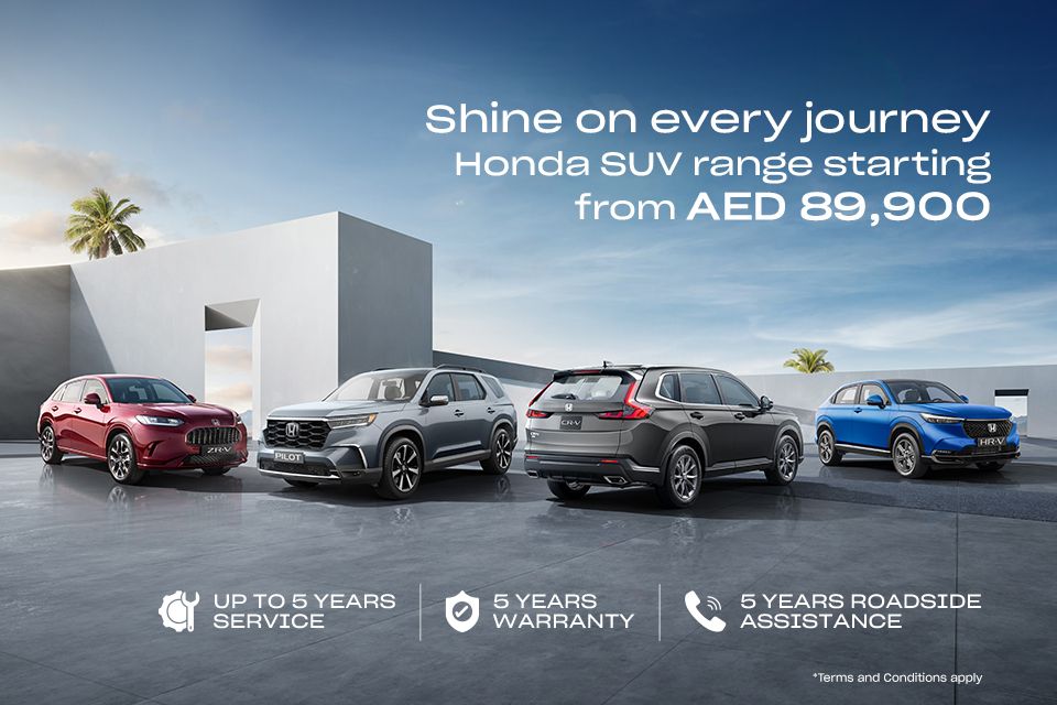Get Exclusive Honda SUV Range platformance Offers 2024 | Honda UAE - Hidden