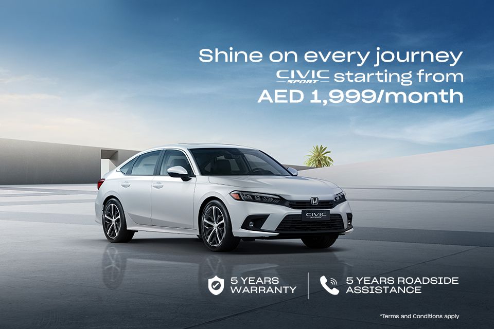 Honda Civic Sport Platformance Offers 2024 in the UAE | Honda UAE - hidden